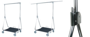 Introducing the New MWS Mini Rolling Rack - Manhattan Wardrobe Supply
